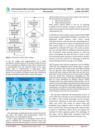 Survey Paper on Smart Surveillance System | PDF