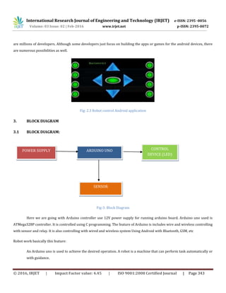 Obstacle Avoidance Robotic Vehicle Using Ultrasonic Sensor, Android and ...