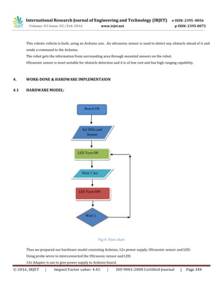 Obstacle Avoidance Robotic Vehicle Using Ultrasonic Sensor, Android and ...