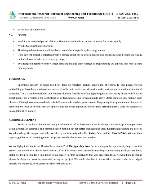 Obstacle Avoidance Robotic Vehicle Using Ultrasonic Sensor Android And Bluetooth For Obstacle