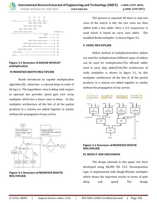 High Performance Baugh Wooley Multiplier Using Carry Skip Adder ...