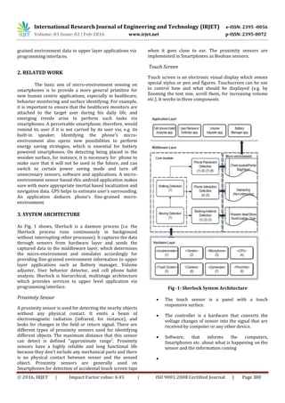 SHERLOCK: Energy Efficient and Continuous Environment Sensing Android Applications | PDF ...