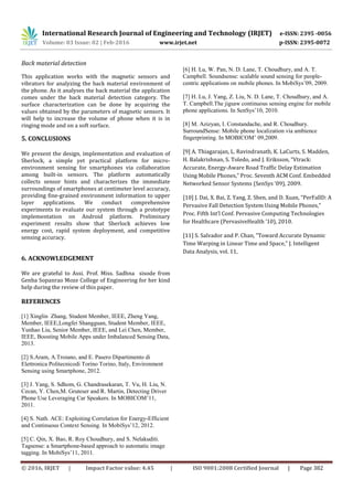 SHERLOCK: Energy Efficient and Continuous Environment Sensing Android Applications | PDF ...