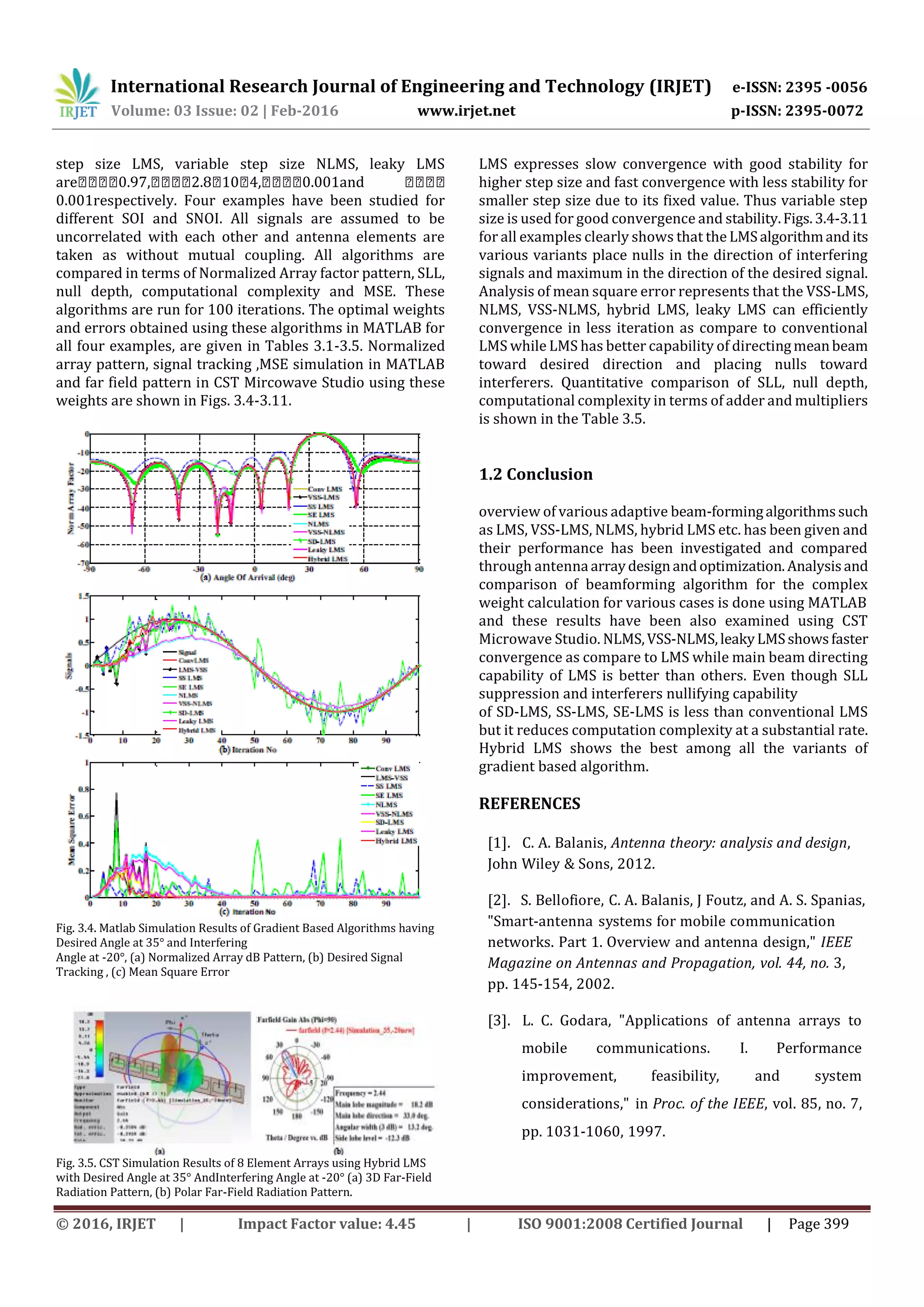 Gradient Based Adaptive Beamforming | PDF