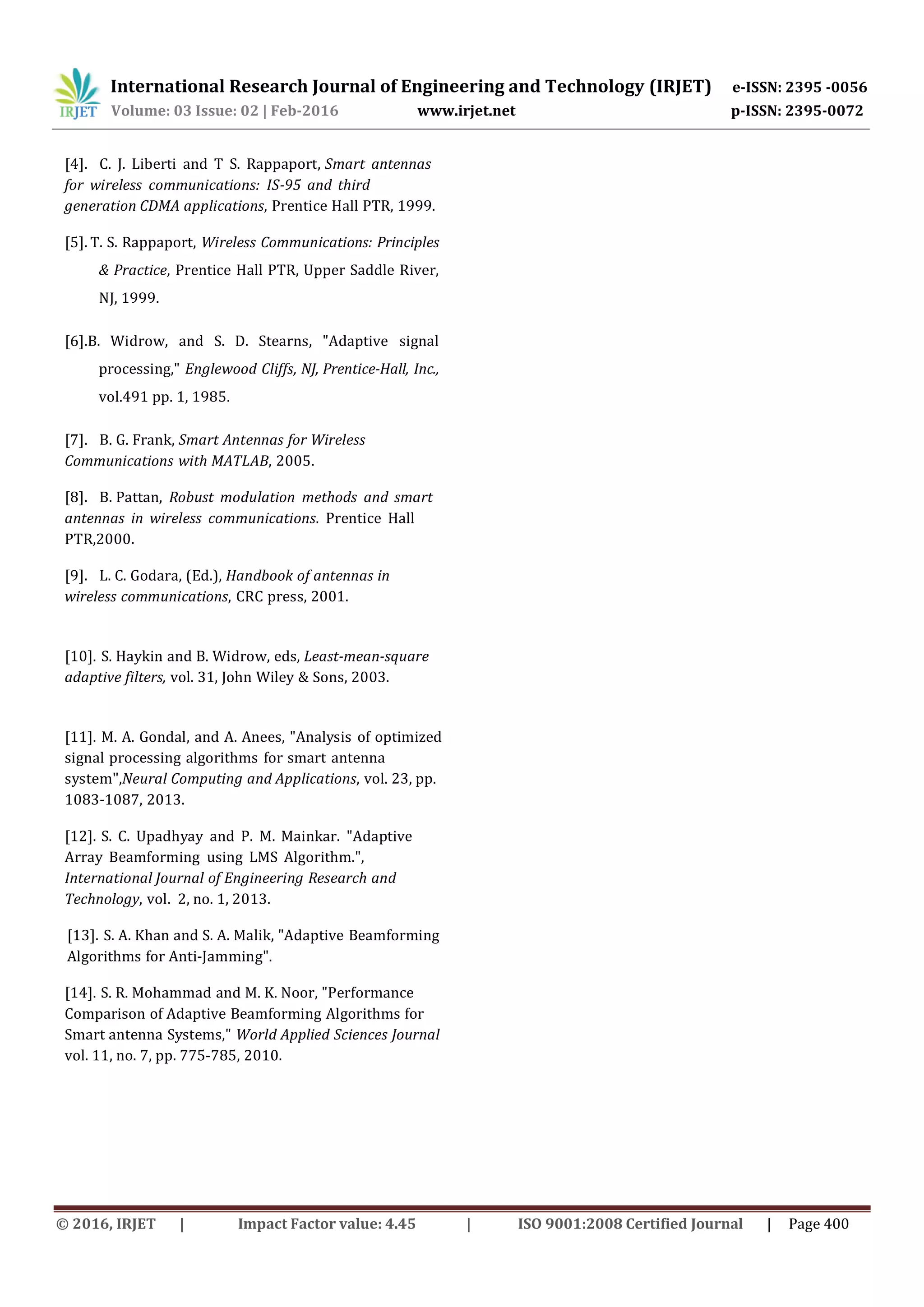 Gradient Based Adaptive Beamforming | PDF