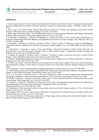 A Review of Various Retinal Microaneurysm Detection Methods For Grading Of Diabetic Retinopathy ...