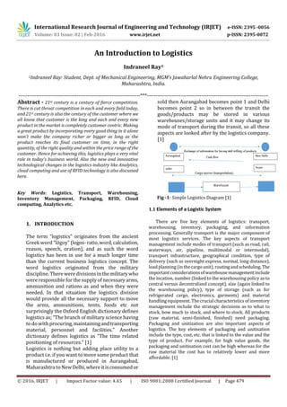 An Introduction to Logistics | PDF