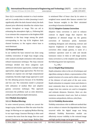 Enhanced Vision of Hazy Images Using Improved Depth Estimation and ...