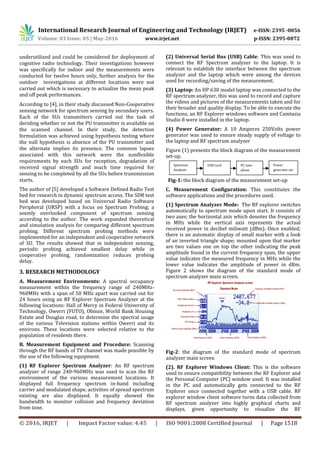 Investigation of TV White Space for Maximum Spectrum Utilization in a Cellular Network Using CRT ...