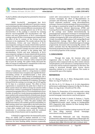 Review on Nanocoating for Bio-Implants | PDF | Chemistry | Science