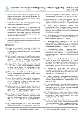 Evaluation of Mechanical and Water Absorption Behaviour of Al2O3 and ...