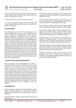 Medic - Artificially Intelligent System for Healthcare Services | PDF ...