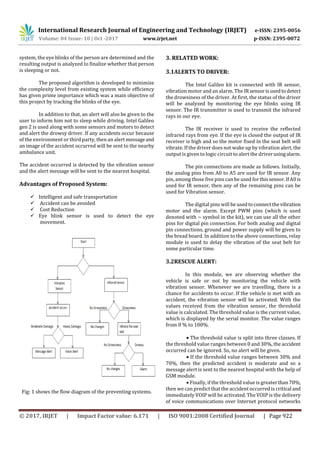 Vehicle Accident Prevention using Sensors | PDF