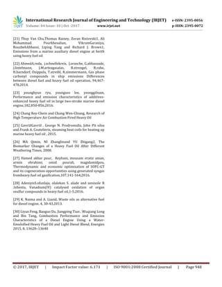 A Review on Blending of Biofuels | PDF