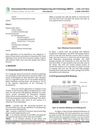 Association Rule Mining using RHadoop | PDF