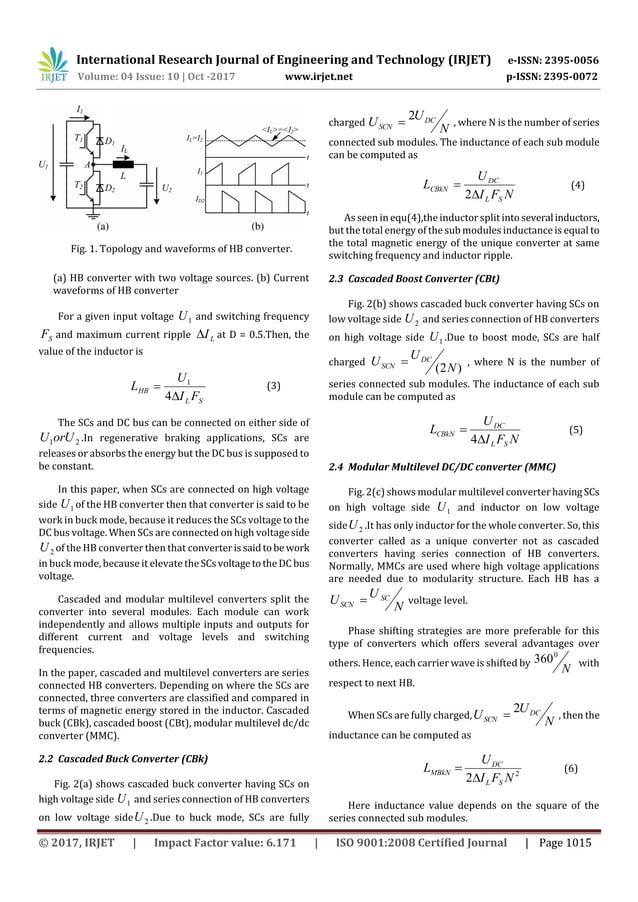 Control of a Modular Multilevel DC/DC Converter for Regenerative Applications | PDF | Radio ...