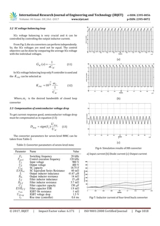 Control of a Modular Multilevel DC/DC Converter for Regenerative Applications | PDF | Radio ...