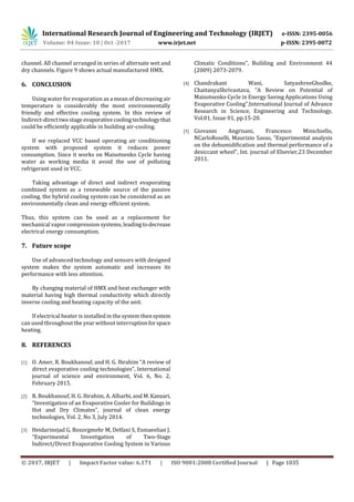 A Review on Design and Development of Three in One Air Cooling System | PDF | Indoor ...