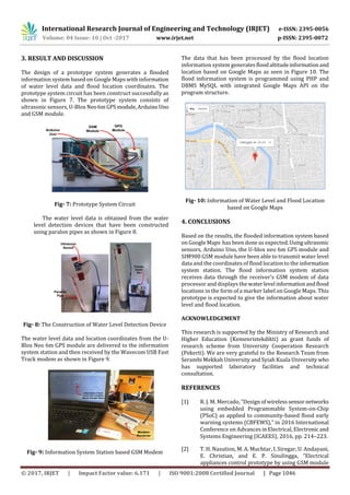 Prototype of Google Maps-Based Flood Monitoring System using Arduino ...
