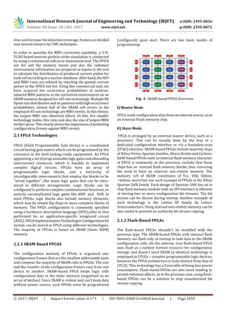 Counter Matrix Code for SRAM Based FPGA to Correct Multi Bit Upset Error | PDF