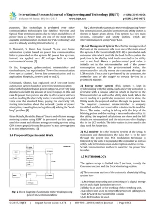 Automatic Meter Reading using PLC | PDF