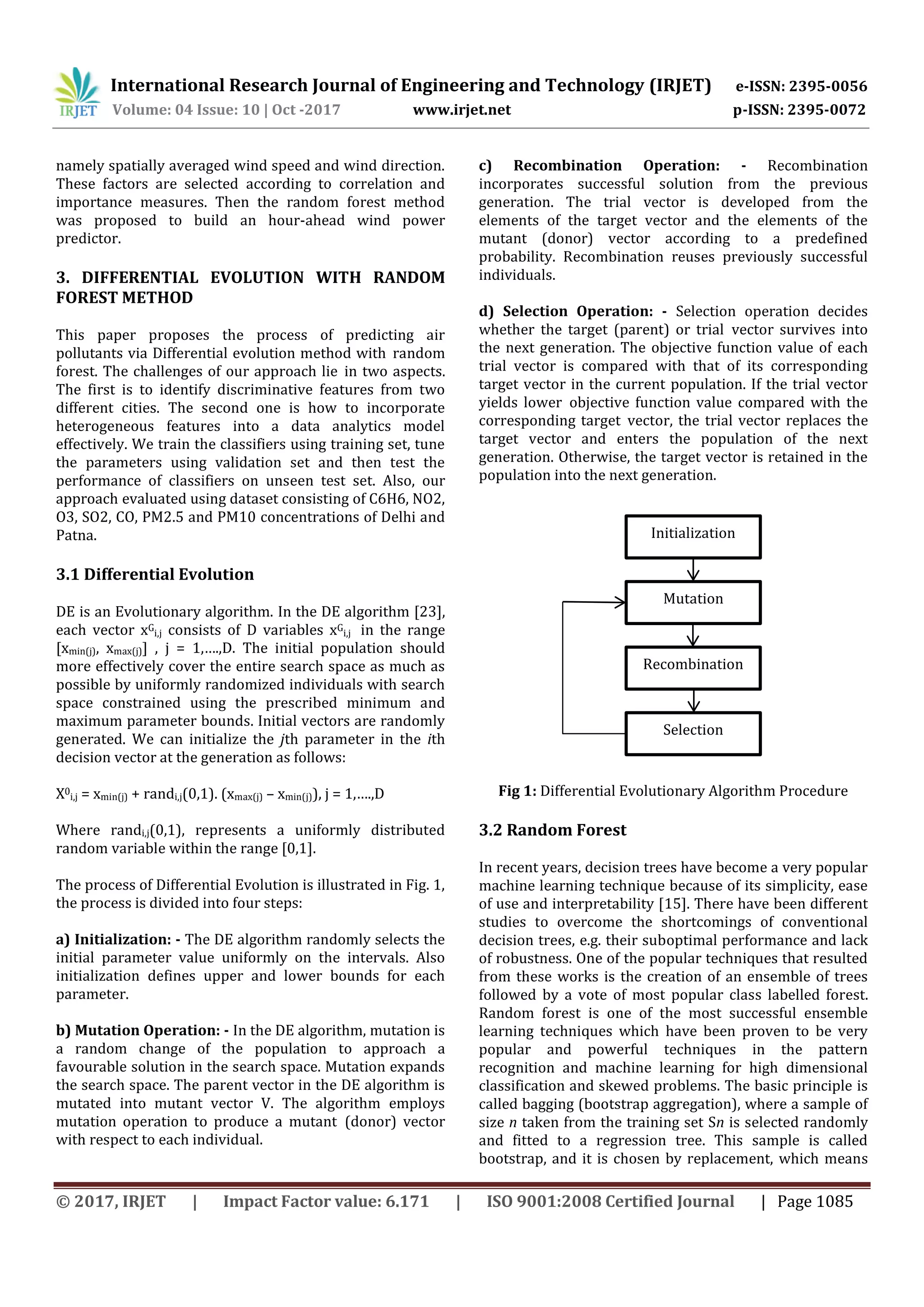 Air Pollution Prediction via Differential Evolution Strategies with Random Forest Method | PDF ...