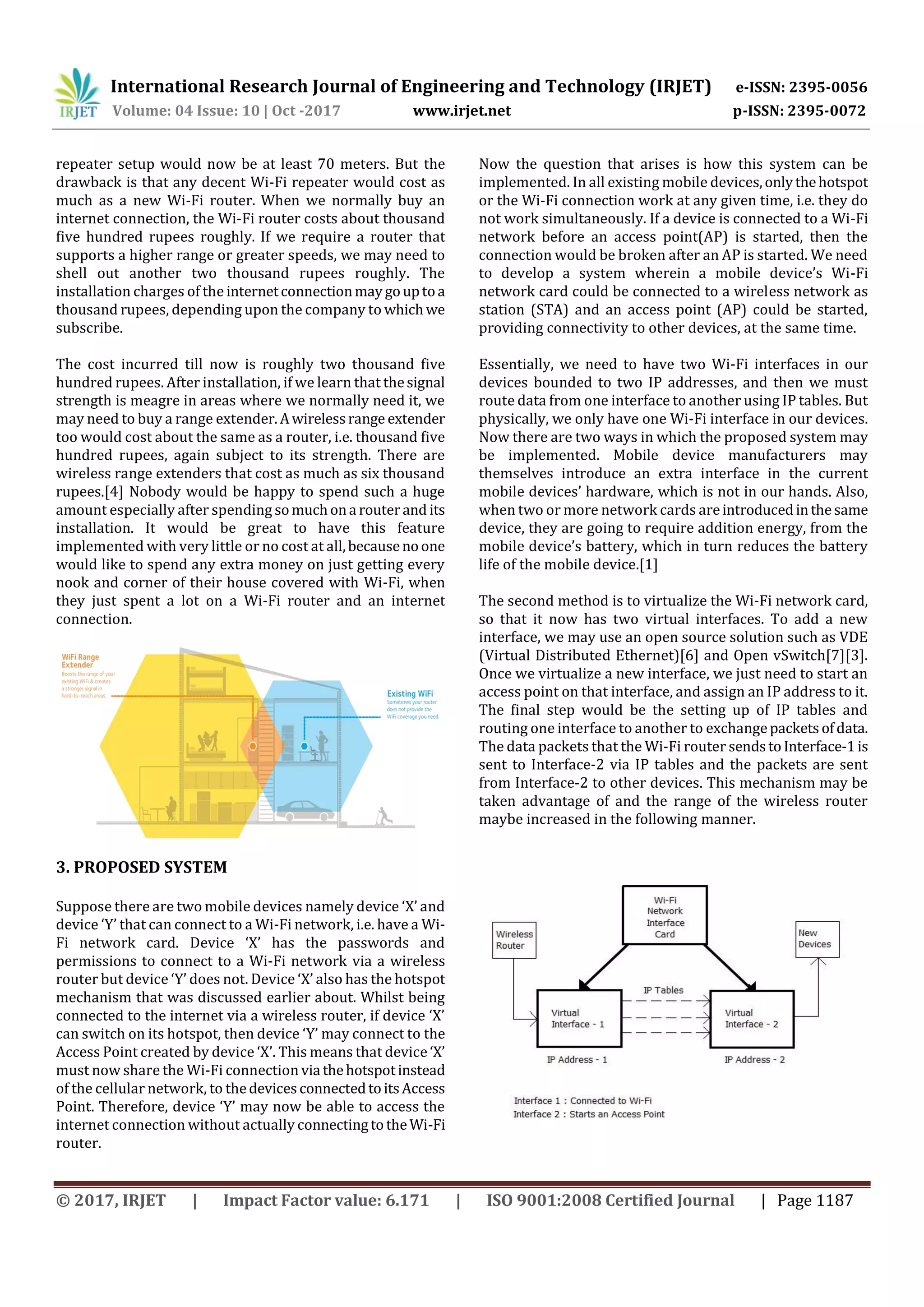 Wi-Fi Range Increment using Mobile Hotspots | PDF