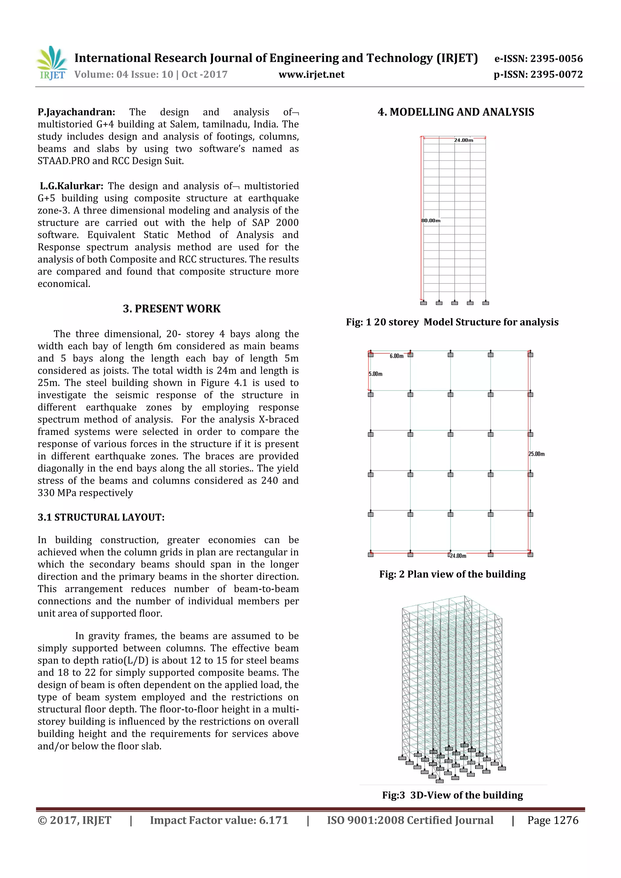 Dynamic Analysis of Multi Storey Steel Structures | PDF