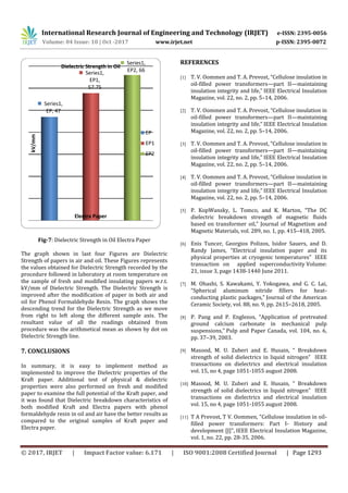 Development of a New Solid Insulation with the use of Phenol Formaldehyde Resin Material for a ...
