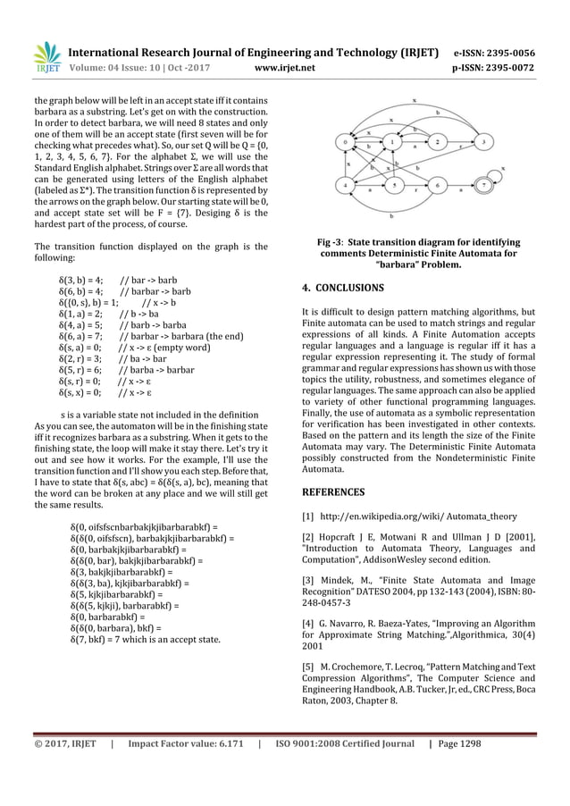 Pattern Matching Using Computational And Automata Theory Pdf