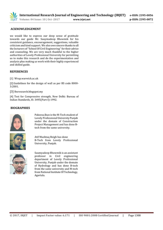 Modeling of Interlocking Soil Stabilized Bricks for Improved Wall ...