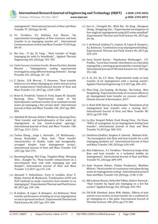 Heat Transfer Enhancement through Liquid Jet Impingement | PDF