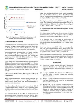 Analysis and Comparison of R.C.C Conventional Slab& Flat Slab Under Seismic & Temperature Load ...