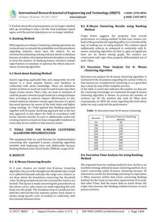A Study of Efficiency Improvements Technique for K-Means Algorithm | PDF