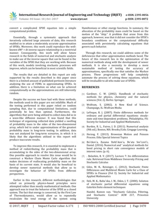 Development, Optimization, and Analysis of Cellular Automaton Algorithms to Solve Stochastic ...