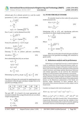Computation of Simple Robust PI/PID Controller Design for Time-Delay Systems using Numerical ...