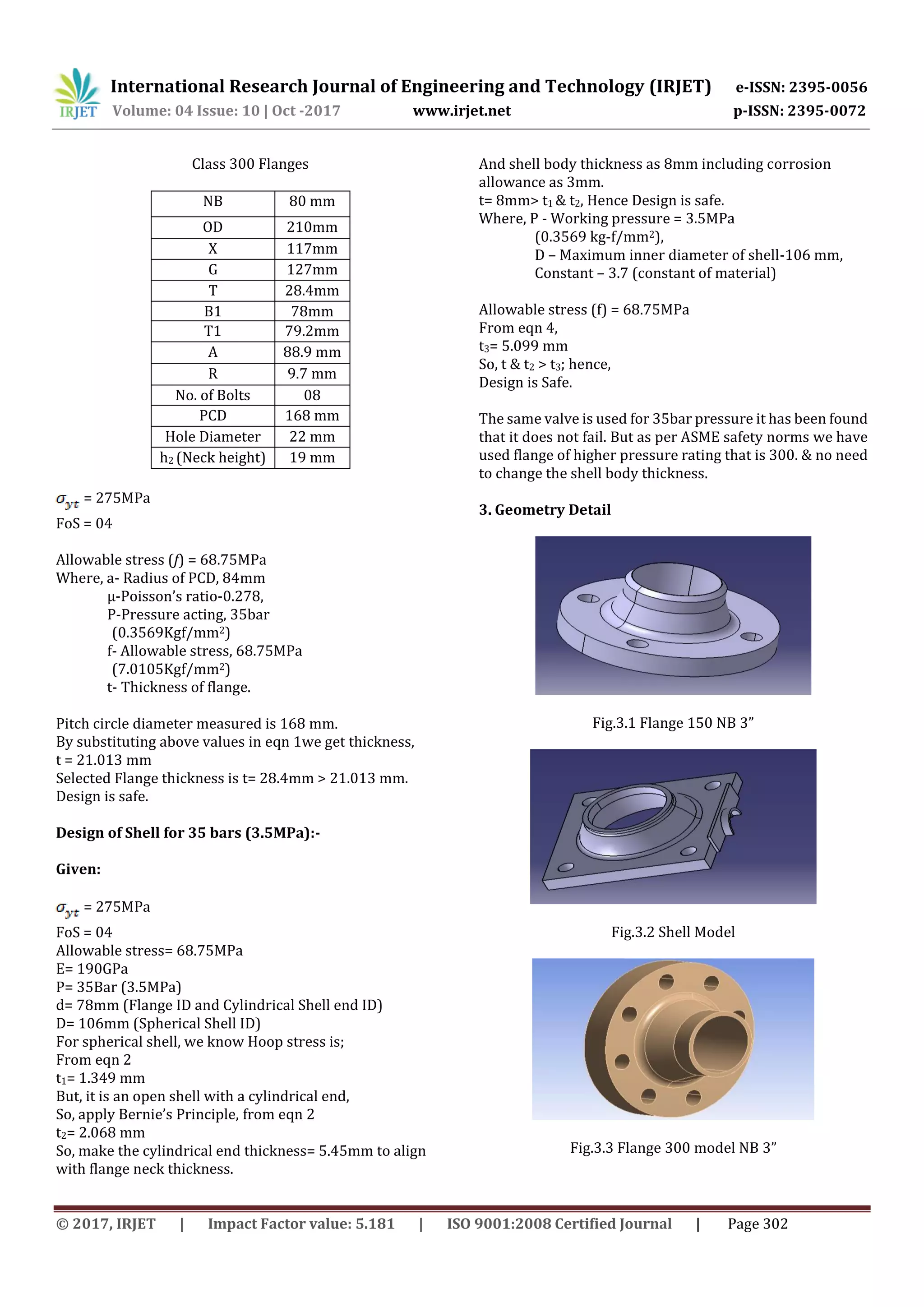 Study of Ball Valve and Design of Thickness of Shell and Flange | PDF