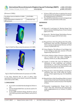 Study of Ball Valve and Design of Thickness of Shell and Flange | PDF