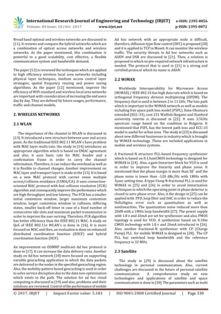 A Brief Review on Wireless Networks | PDF