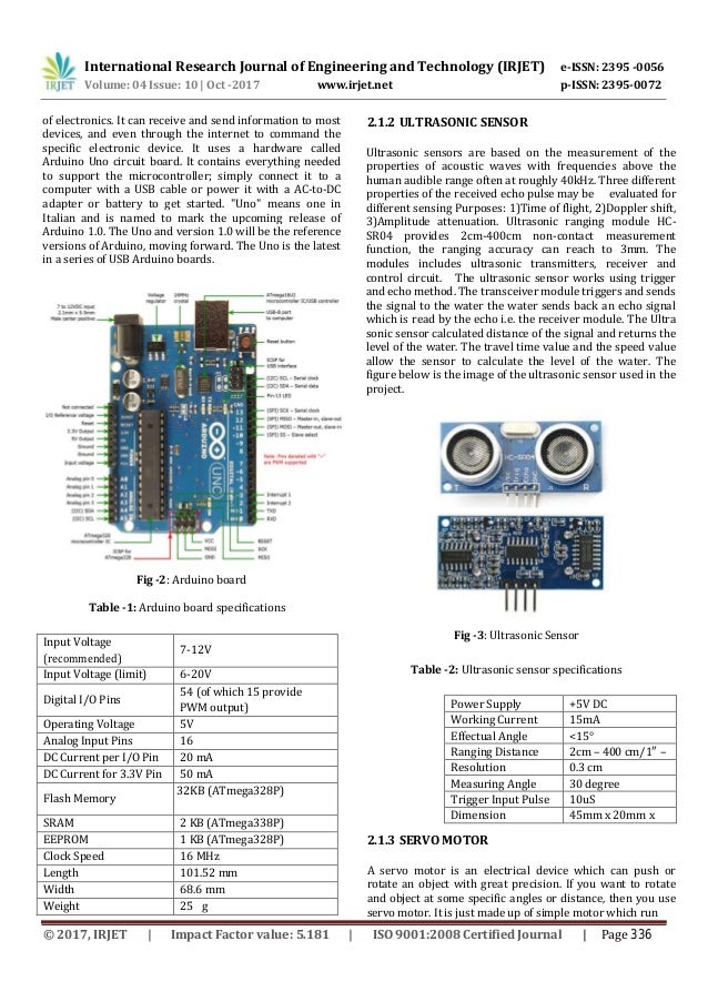 Short Range Radar System using Arduino Uno