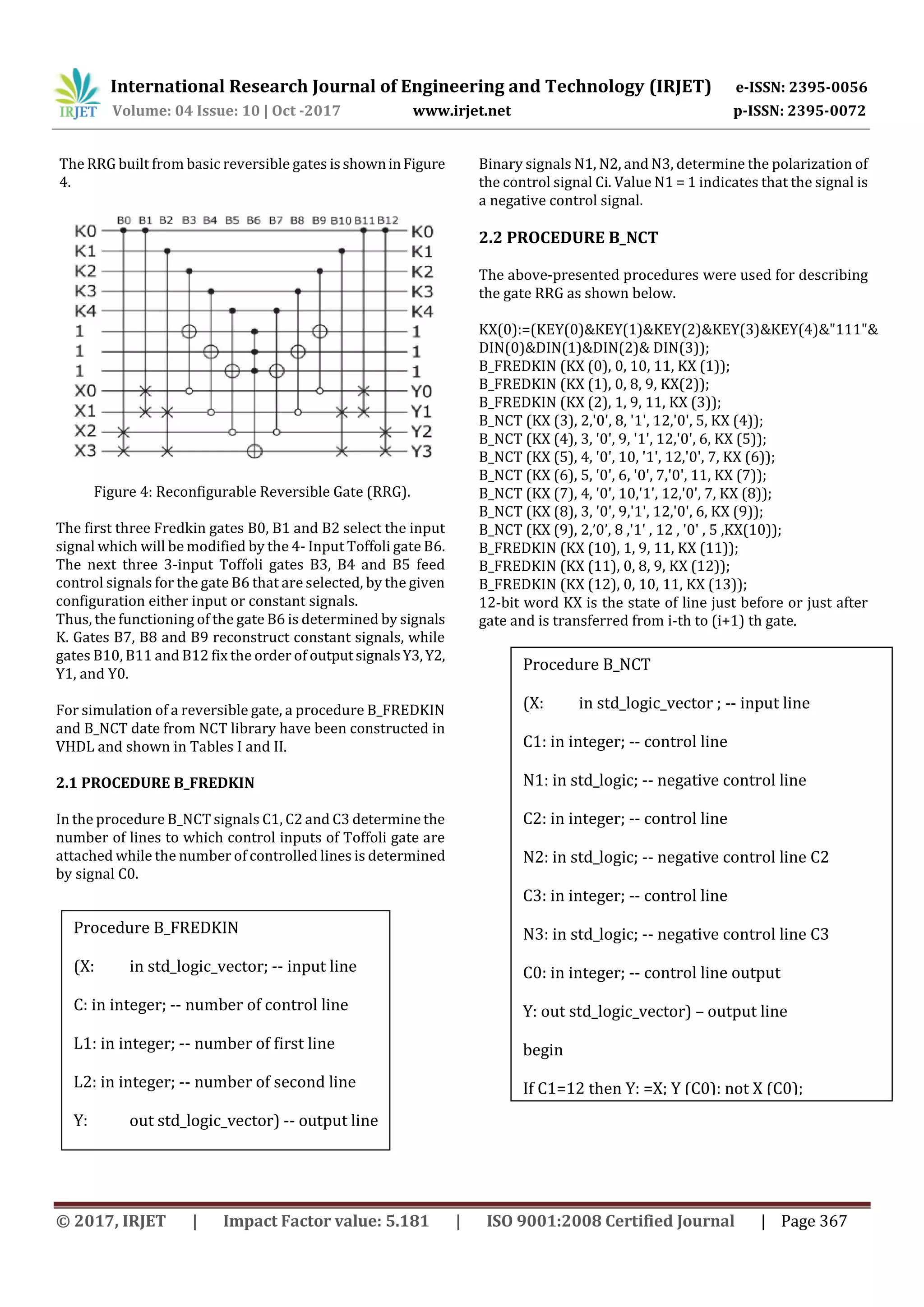 An Efficient Design For Data Encryption And Decryption Using Reconfigurable Reversible Logic