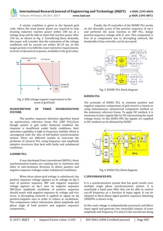 Synchronization of Grid Voltage for Solar and Wind Distributive Systems Under Grid Faults by ...