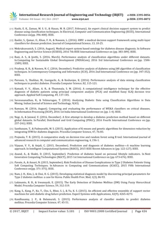 Analysis and Prediction of Diabetes Diseases using Machine Learning ...