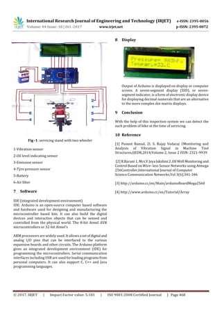 Automatic Inspection System for Two Wheeler Servicing | PDF