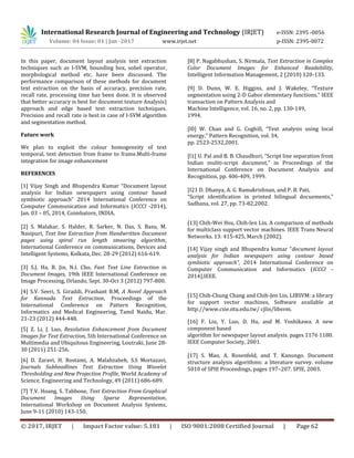 IRJET- Document Layout analysis using Inverse Support Vector Machine (I-SVM) for Hindi News ...