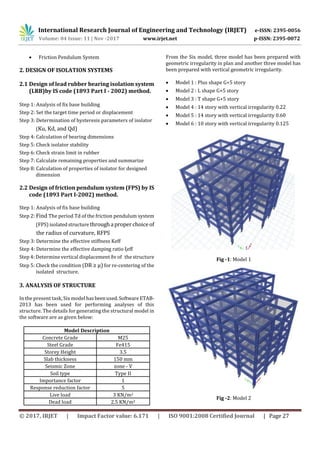 Effect of Base Isolation on Seismic Performance of RC Irregular Buildings | PDF | Civil ...