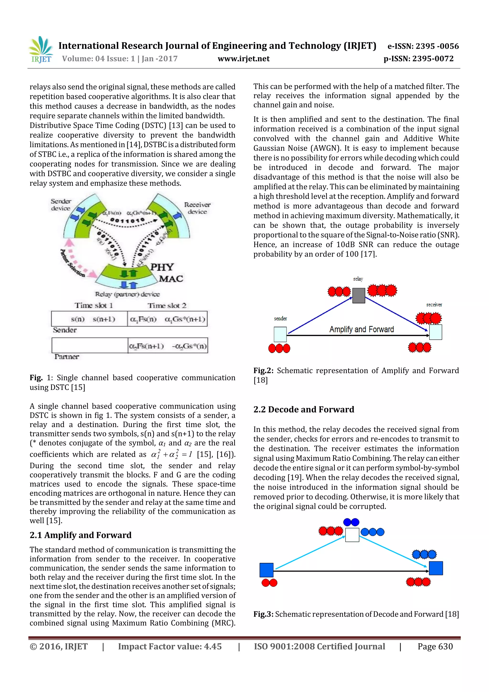 A Review Of Relay Selection Based Cooperative Wireless Network For Capacity Enhancement Pdf