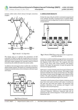 Modeling of Micro-Hydro Power Plant and its Direct Based on Neural system | PDF