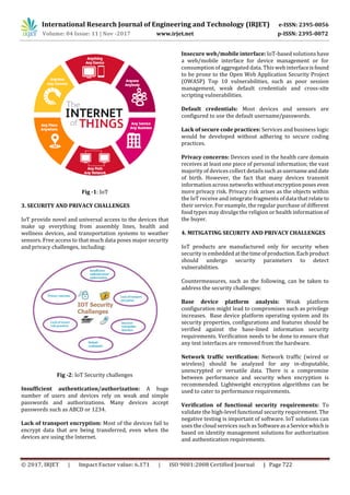 Security and Privacy Big Challenges in Internet of things | PDF