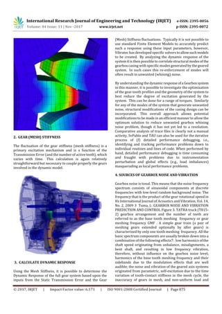 Gearbox Noise & Vibration Prediction and Control | PDF